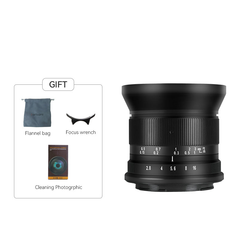 MF 12mm f/2.8 Mark II APS-C lens for Sony E/EOS-R/Fuji X/Nikon Z/M43 ...