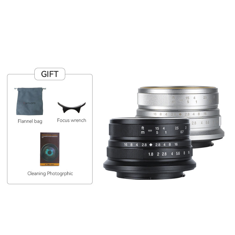 MF 25mm f/1.8 APS-C lens for E/M43/FX/Z – Official 7Artisans Store