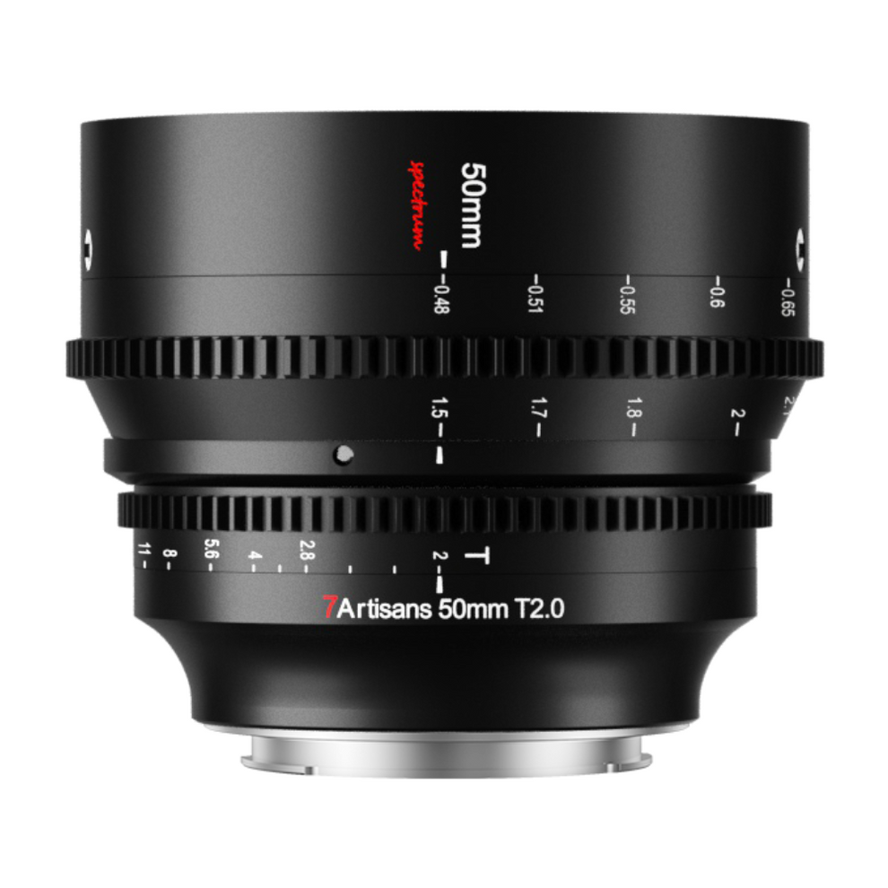 MF 50mm T2.0 Full Frame Cine Lens For E/EOS-R/Z/L – Official 7Artisans ...