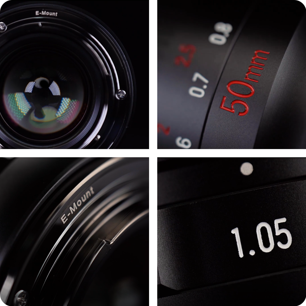 MF 50mm f/1.05 Full-frame lens for E/L/R/Z – Official 7Artisans Store